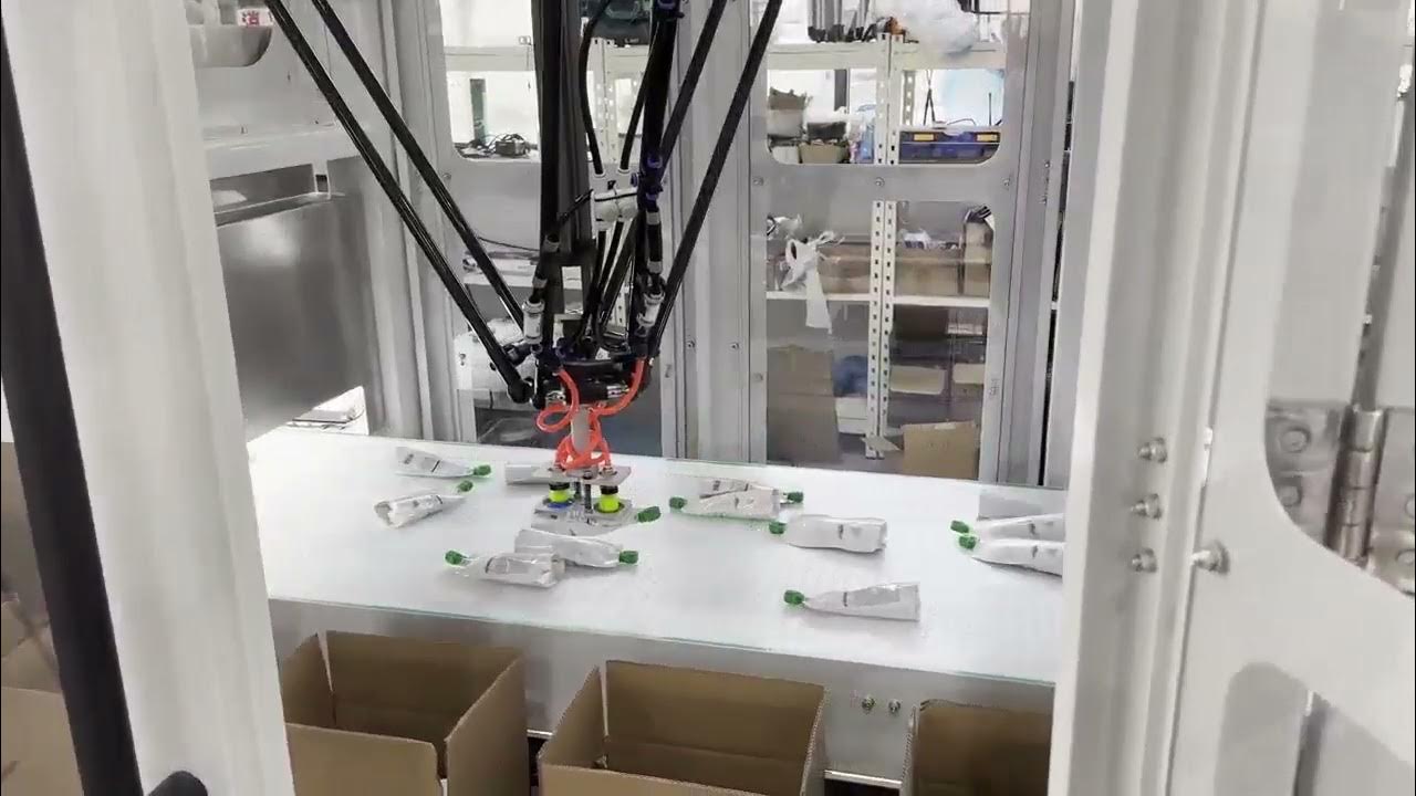 High Speed Case Packing Line From Atomorbot Youtube