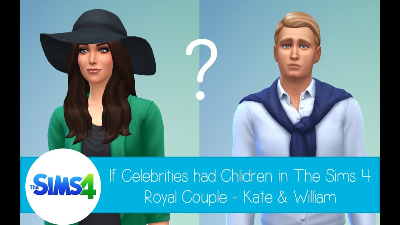If Celebrities Had Children in The Sims 4: The Royal Couple Kate ...