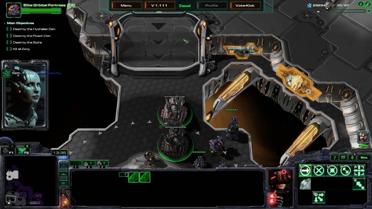 Starcraft 2 Special forces elite 5 Casual Rory swann 30 min - YouTube