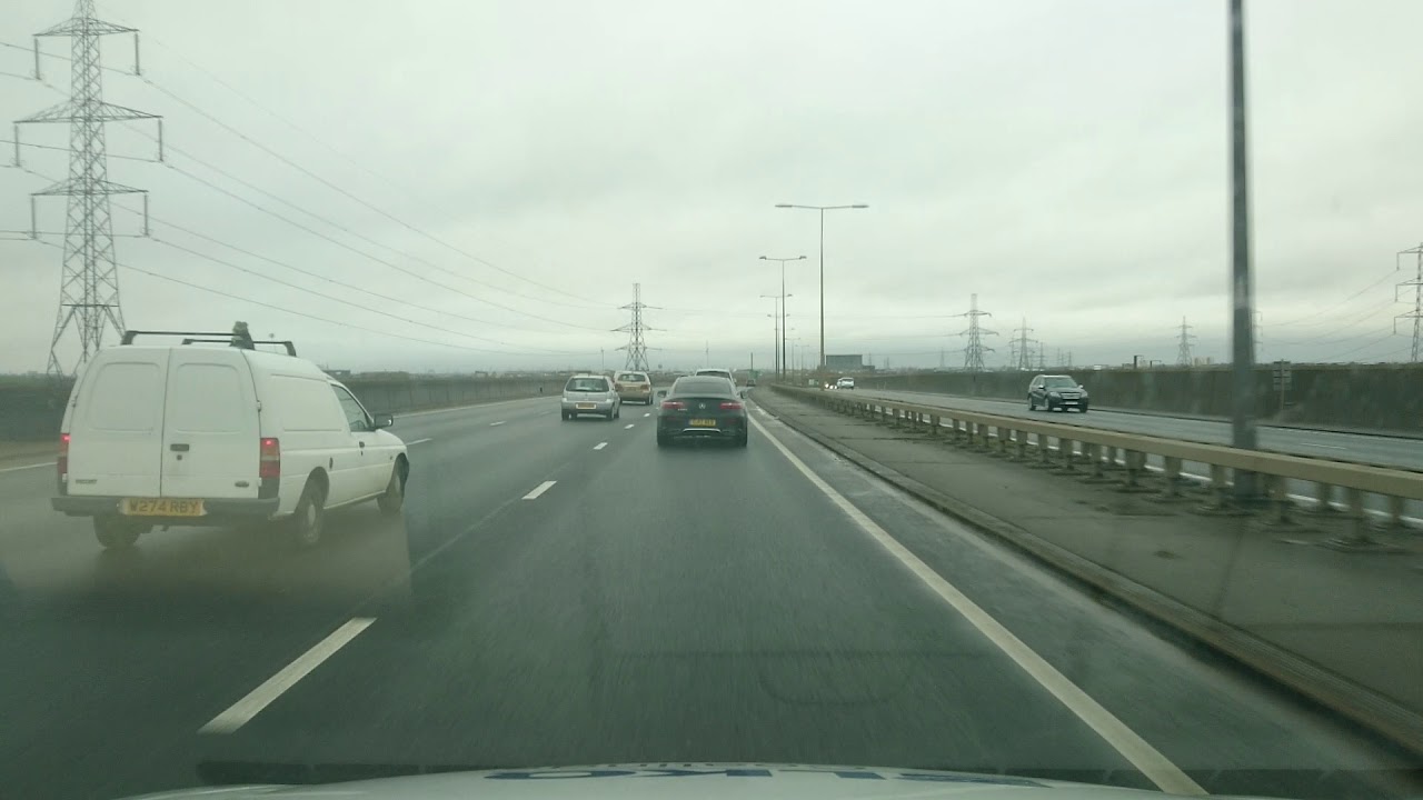 driving on A13 London bound to Barking Road car wash 011218 - YouTube