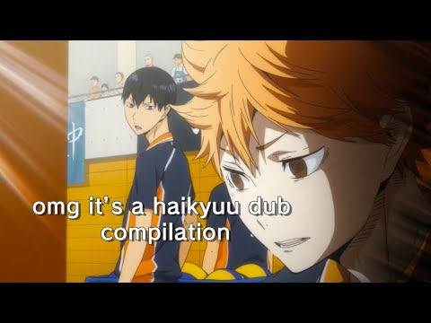 this is a gigantic haikyuu dub compilation