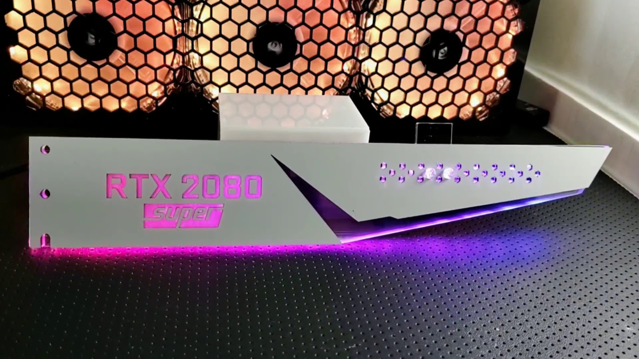 RTX 2080 Super RGB GPU Bracket - YouTube