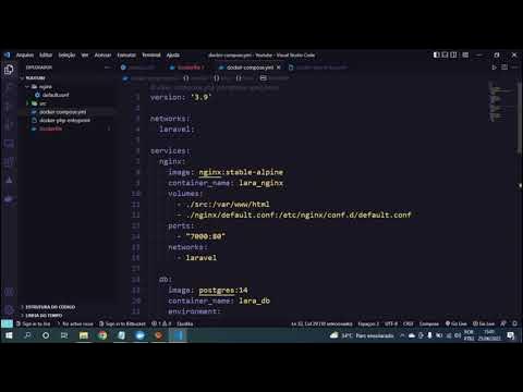 Criando o ambiente de desenvolvimento laravel no docker - YouTube