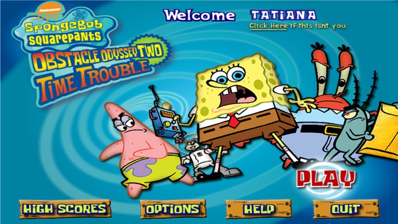 SpongeBob SquarePants Obstacle Odyssey 2: Time Trouble Bonus Levels ...