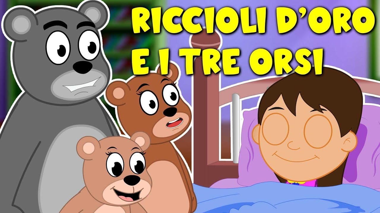 Riccioli d’oro e i Tre Orsi - Cartoni Animati - Favole Per Bambini ...