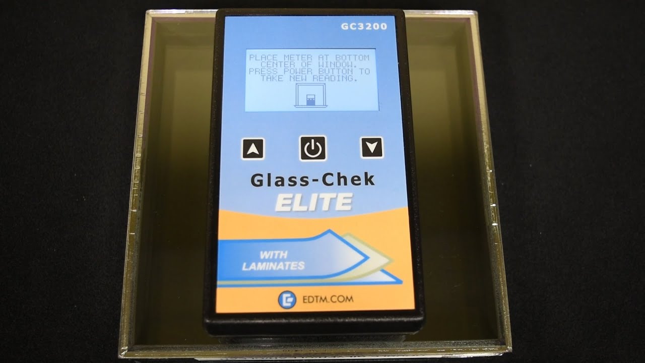 GC3200 Glass-Chek ELITE Testing Triple Pane Window - YouTube