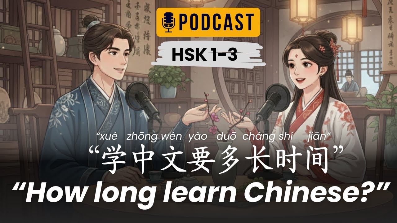 HSK 1-3 l How much time does it take to learn Chinese? 学习中文需要多长时间？l ...