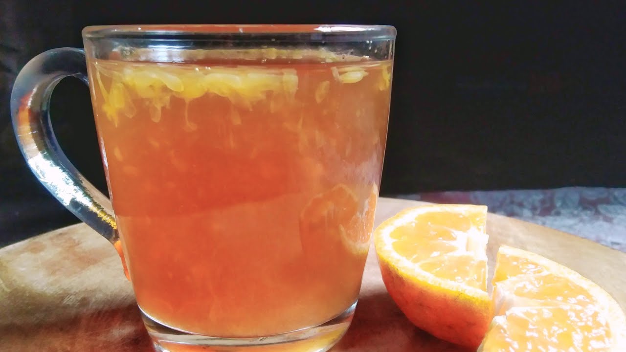 How to make Orange Tea।। orange tea recipe।cooking cave। - YouTube