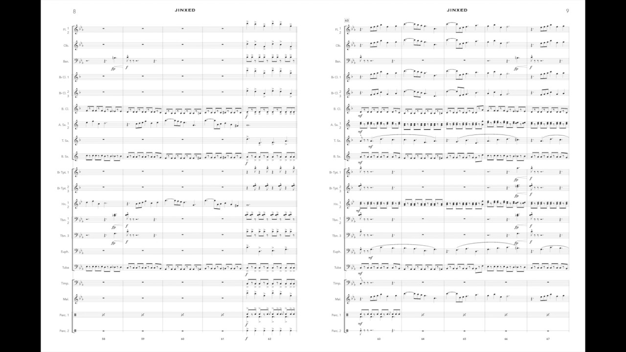 Jinxed — Original Concert Band Piece by Z. M. Green - YouTube