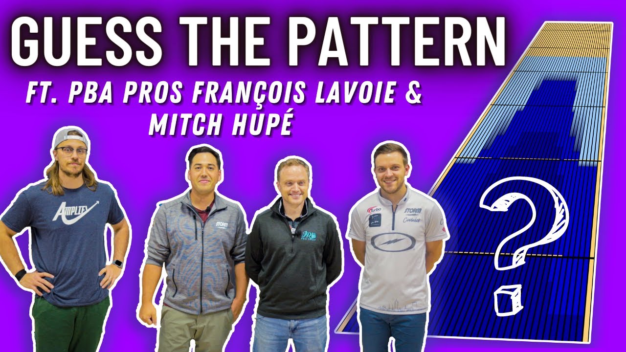 RANDOM OIL PATTERN CHALLENGE | Ft. PBA PROS Francois Lavoie and Mitch ...