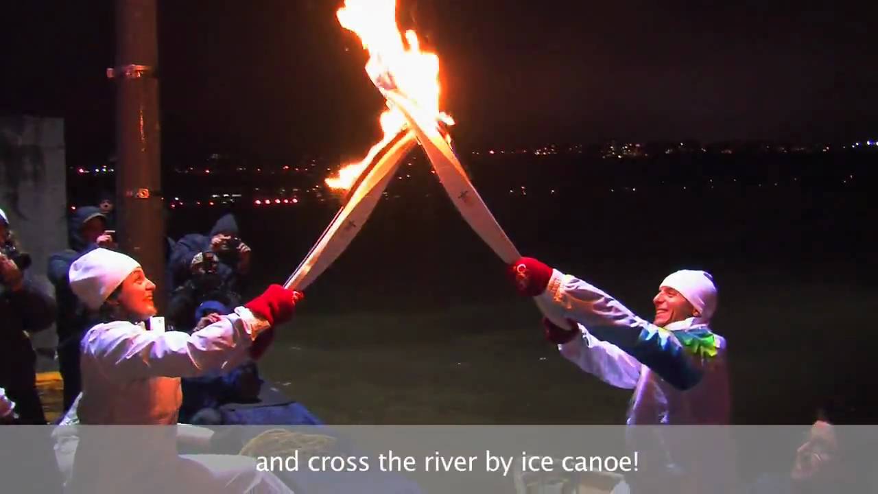 Day 34 Olympic Torch Relay: Quebec City - YouTube