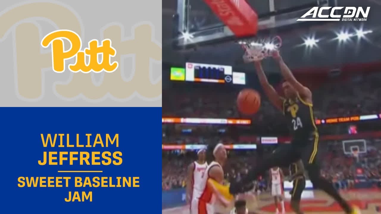 Pitt's Federiko Federiko Sets Up William Jeffress For The Flush - YouTube