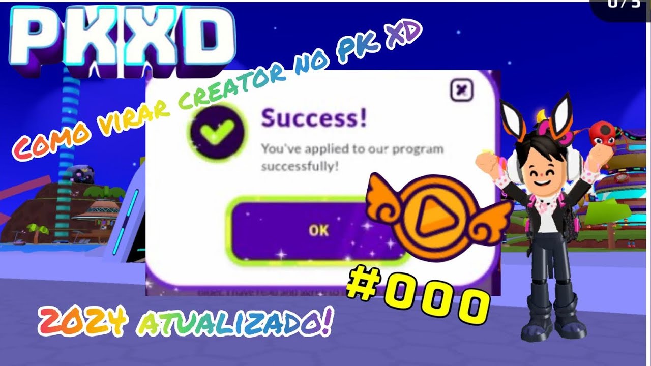 Como virar creator no PK XD 2024 atualizado - YouTube