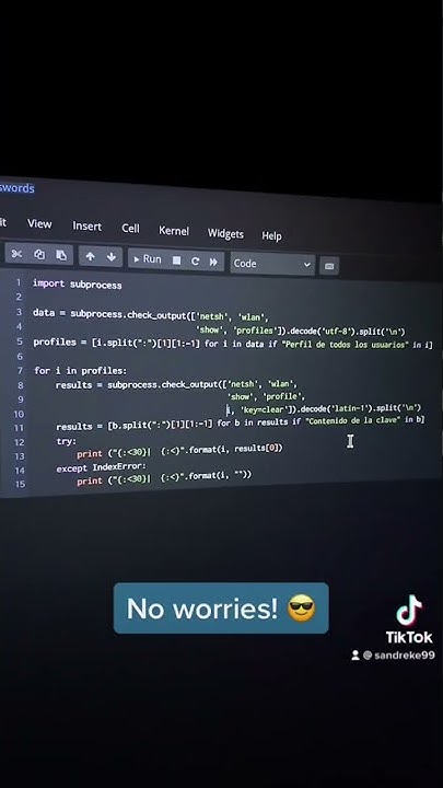 Descubre Las Contraseñas Wi Fi 🔐en Tu Dispositivo Con Python 🐍 Hack 