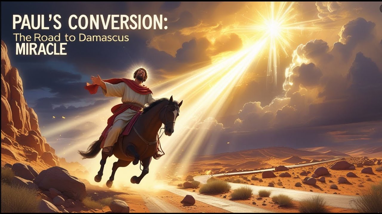 Pauls conversion on the road to Damascus - YouTube
