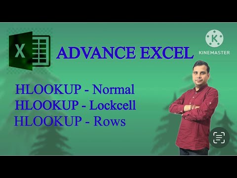 ADVANCE EXCEL !! HLOOKUP (Hlookup in Excel ) Advance excel, Data science, Hlookup in data ...
