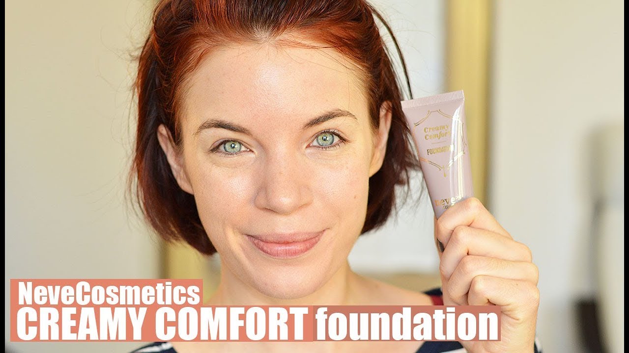 RECENSIONE CREAMY COMFORT FOUNDATION di Neve Cosmetics - YouTube