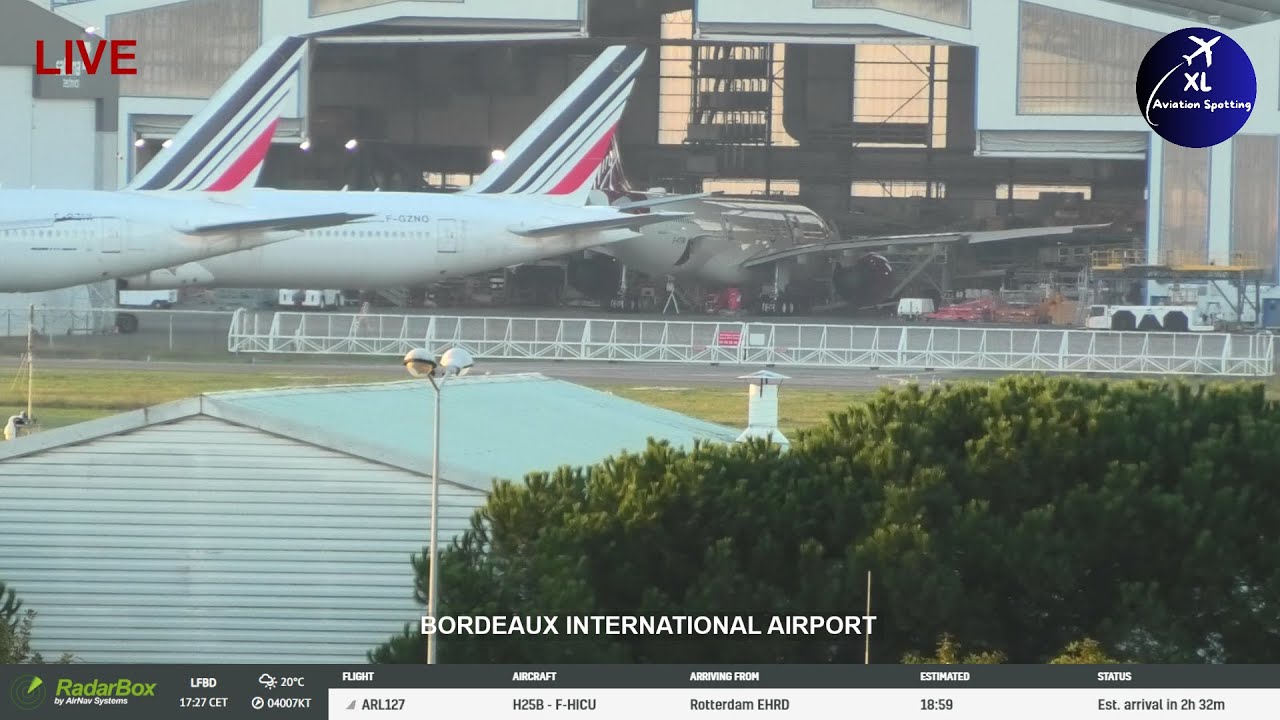 LIVE BORDEAUX AIRPORT ACTION PLANESPOTTING 02.11.2024 - YouTube