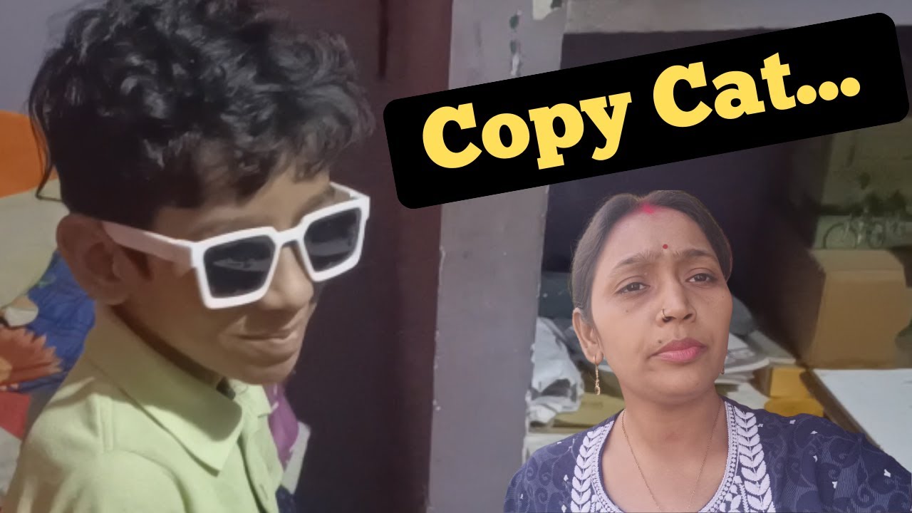 Copy cat...😎😎😎😎 | Daily Lifestyle Vlog | Punam Panda Vlogs - YouTube