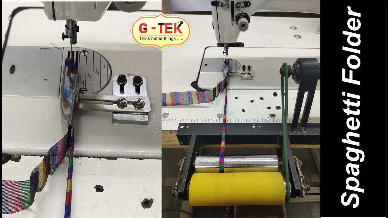 Spaghetti folder silai machine , Dori Platane ka folder for silai ...