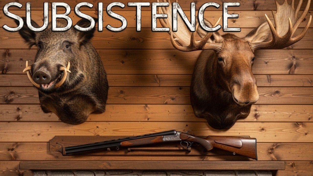 Subsistence - Day 82 & 83 - Double Barrel Shotgun, Boars & Moose - YouTube