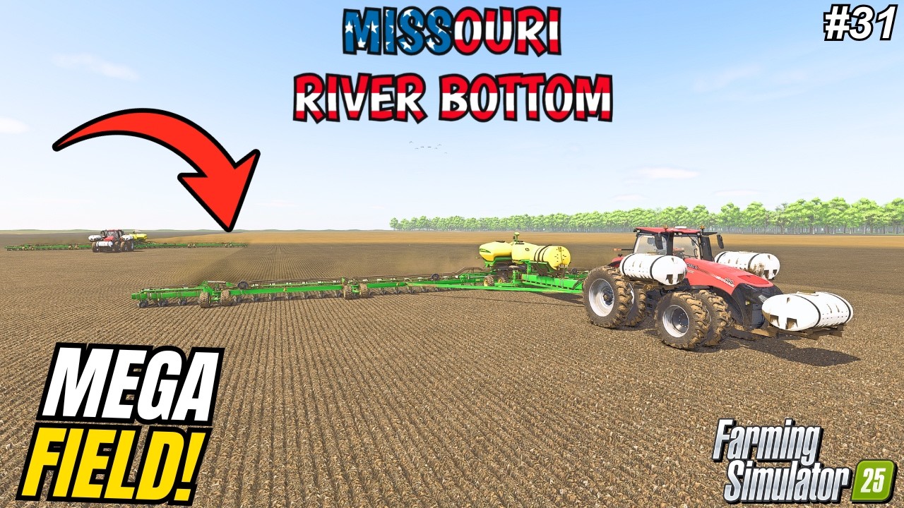 MEGA FIELD PLANTING 600 ACRES OF CORN WITH 2 JOHN DEERE DB120'S ...