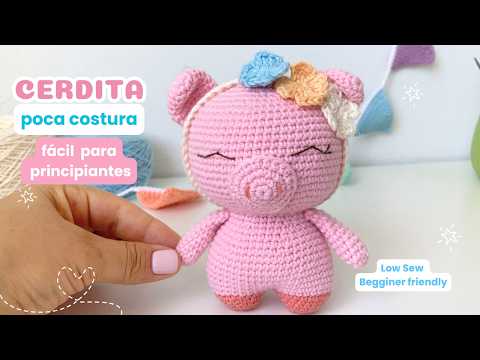 CERDITA A CROCHET Amigurumi 🐷💖[PASO A PASO] - YouTube