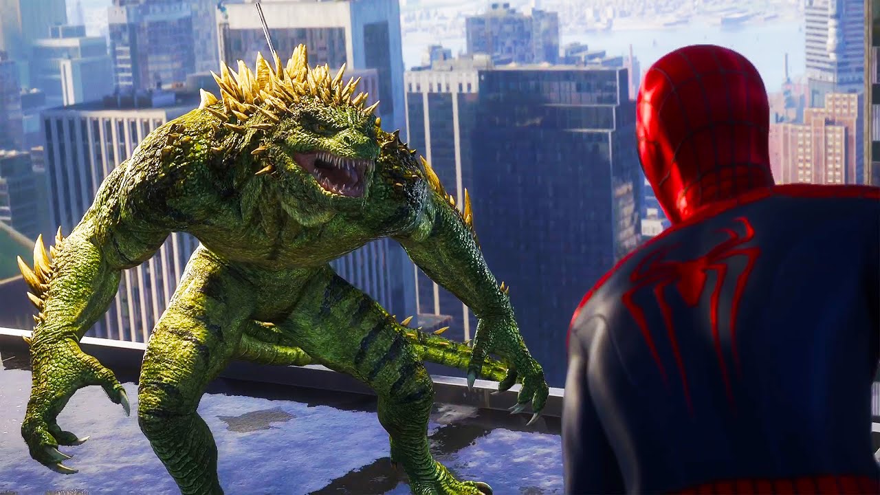 The Amazing Spider-Man 2 Vs The Lizard - Marvel’s Spider-Man 2 - PS5 ...