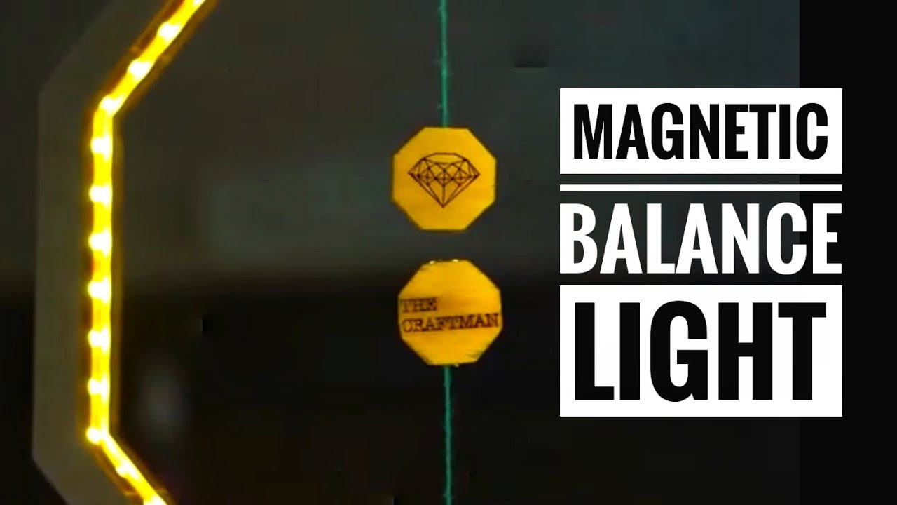 How To Make Magnetic Balance Light - YouTube