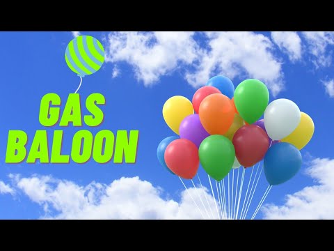 home made gas baloon without oxigen gas - YouTube