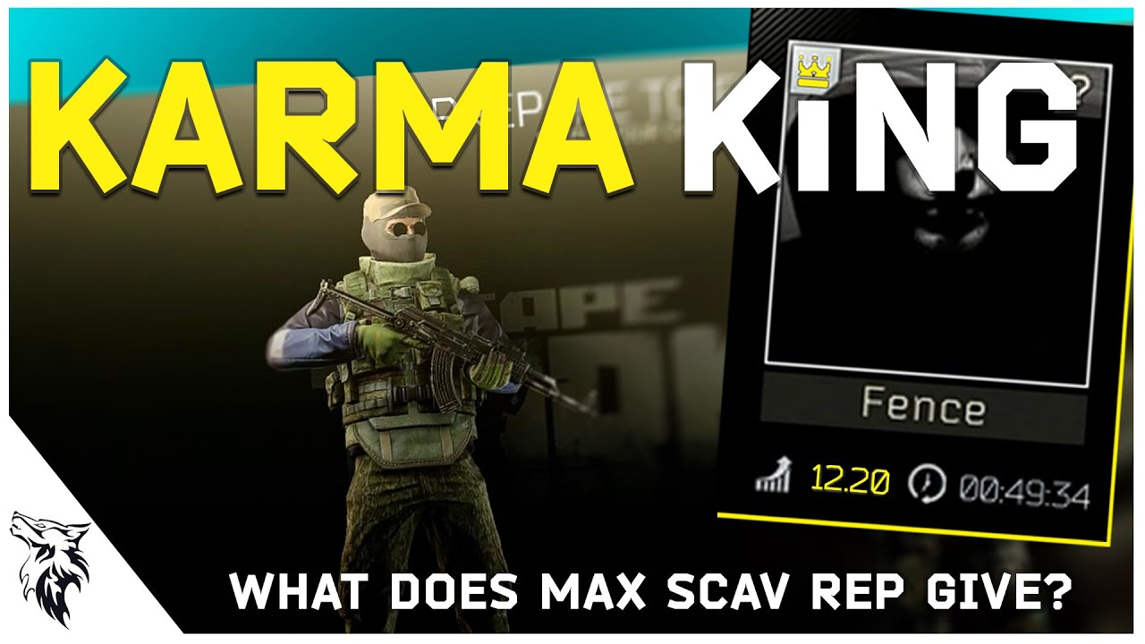 What Having 12+ Fence Reputation Gets You - Scav Karma System - YouTube