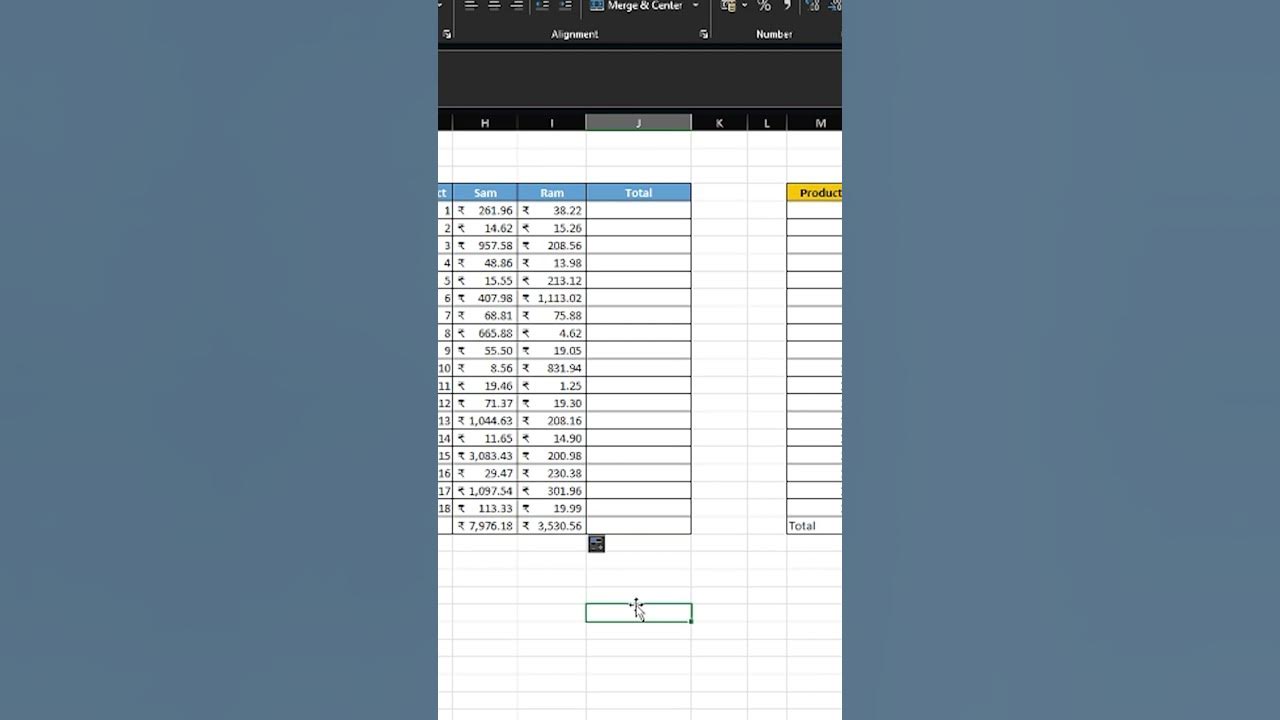 Auto Sum In Excel shorts YouTube auto-sum-in-excel-shorts-youtube
