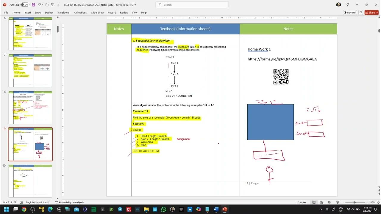 Module 1 Pages 8-12 Writing Algorithms - YouTube