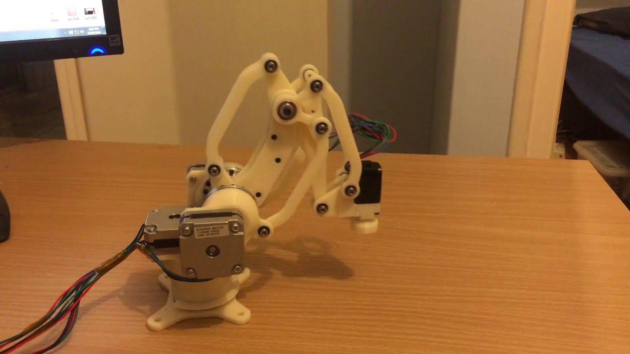 Robot arm test - YouTube