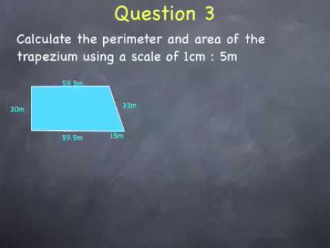 Using Scale Maps Perimeter and Area - YouTube