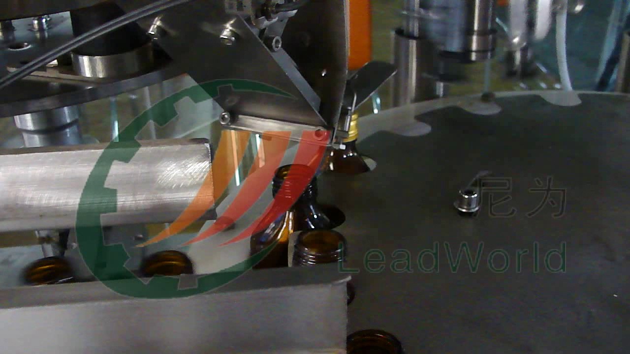 video of glass bottle aluminum lid capper from coco - YouTube