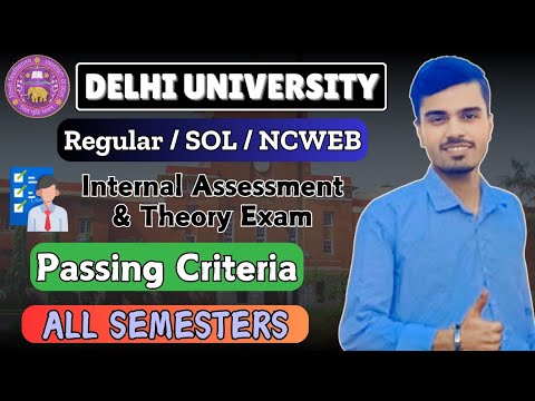 DU SOL Passing Criteria Internal and Theory NEP || Internal and theory ...