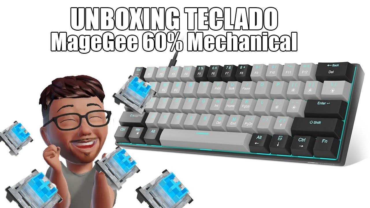 Teclado mecânico Hot-Swap mais barato do mundo, 3€ na Temu MageeGee 60% ...