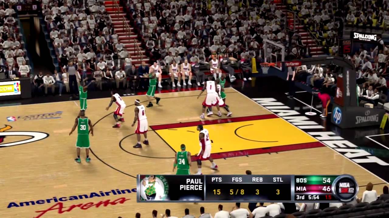 NBA 2K12: Eastern Conference Finals - Boston Celtics vs. Miami Heat ...