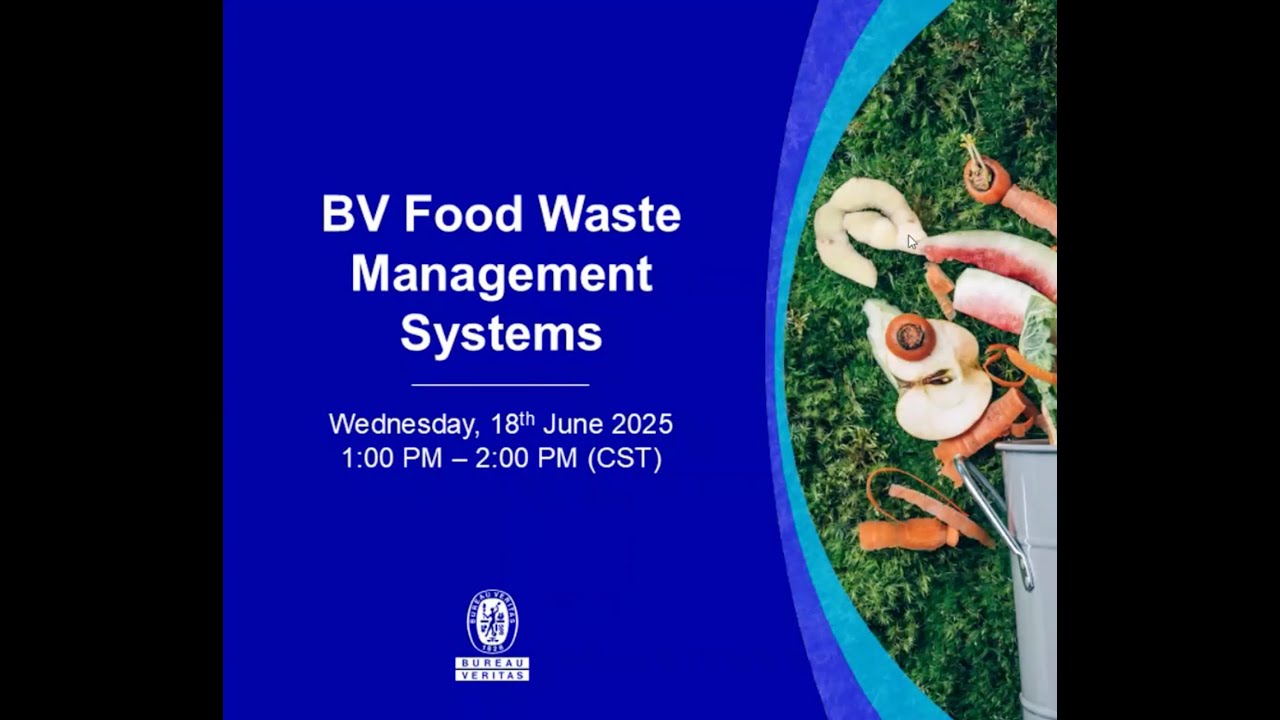 Webinar: Food Waste Management Systems - YouTube