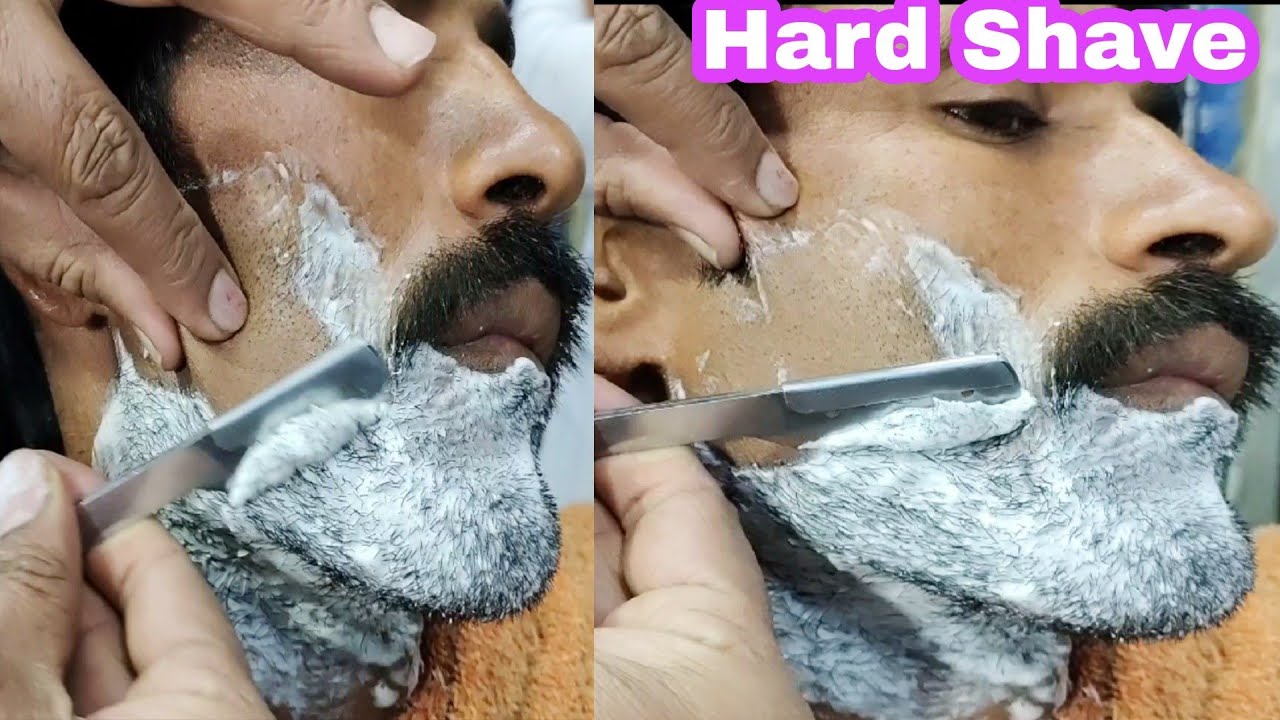 Full Hard Shave ️ Tutorial | Attractive 🔥 Boys Beard Cut Shave | Shave ...