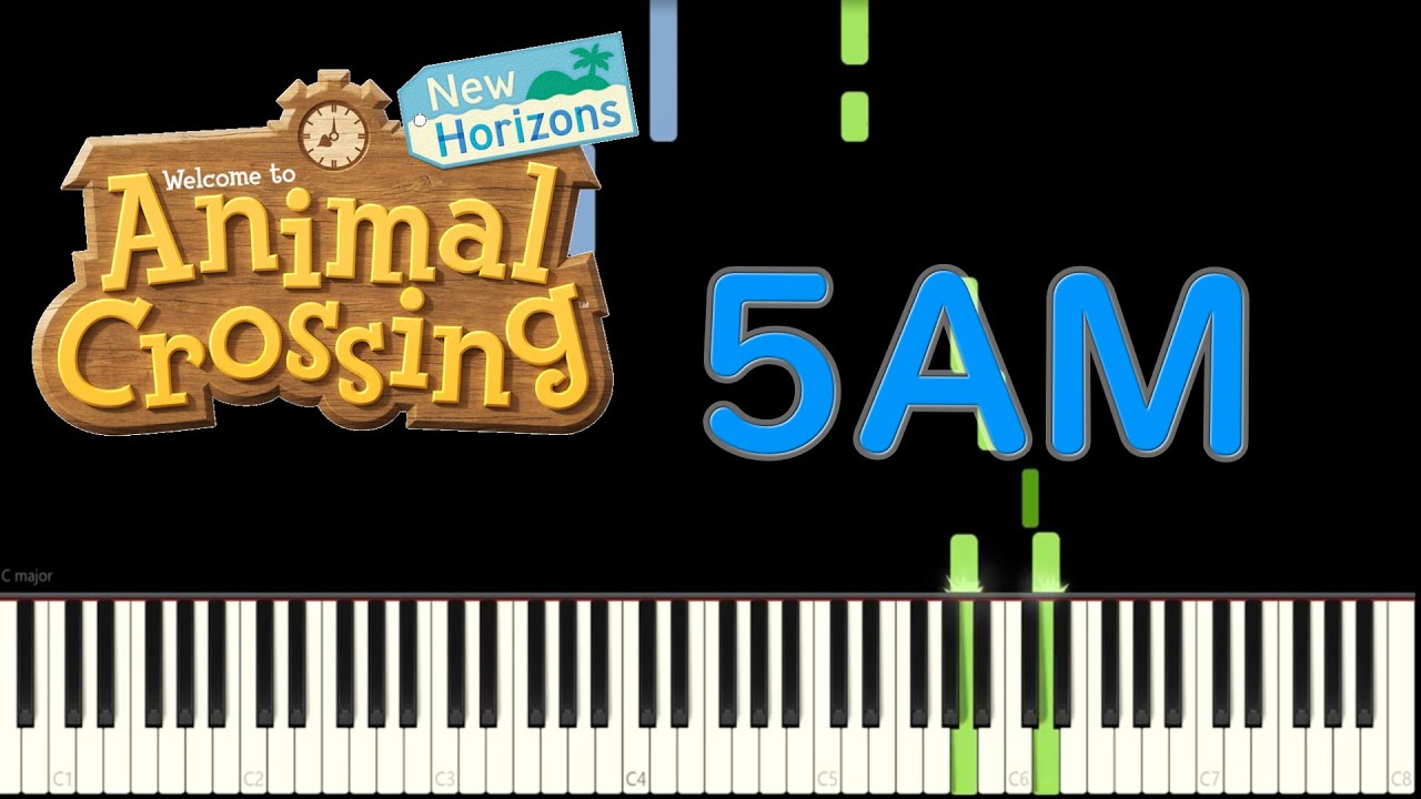 AnimalCrossing : NewHorizons 5am Piano / あつまれどうぶつの森 5am ピアノ - YouTube