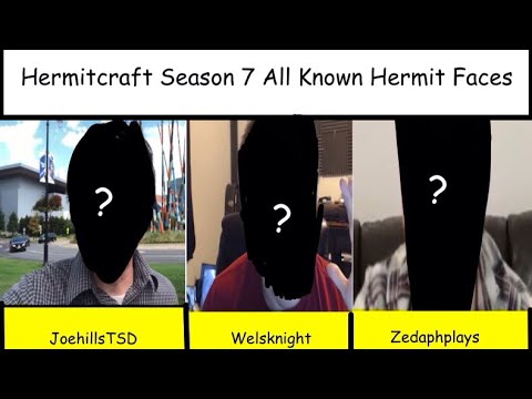 Hermitcraft Season 7 All Know Hermit Faces - YouTube