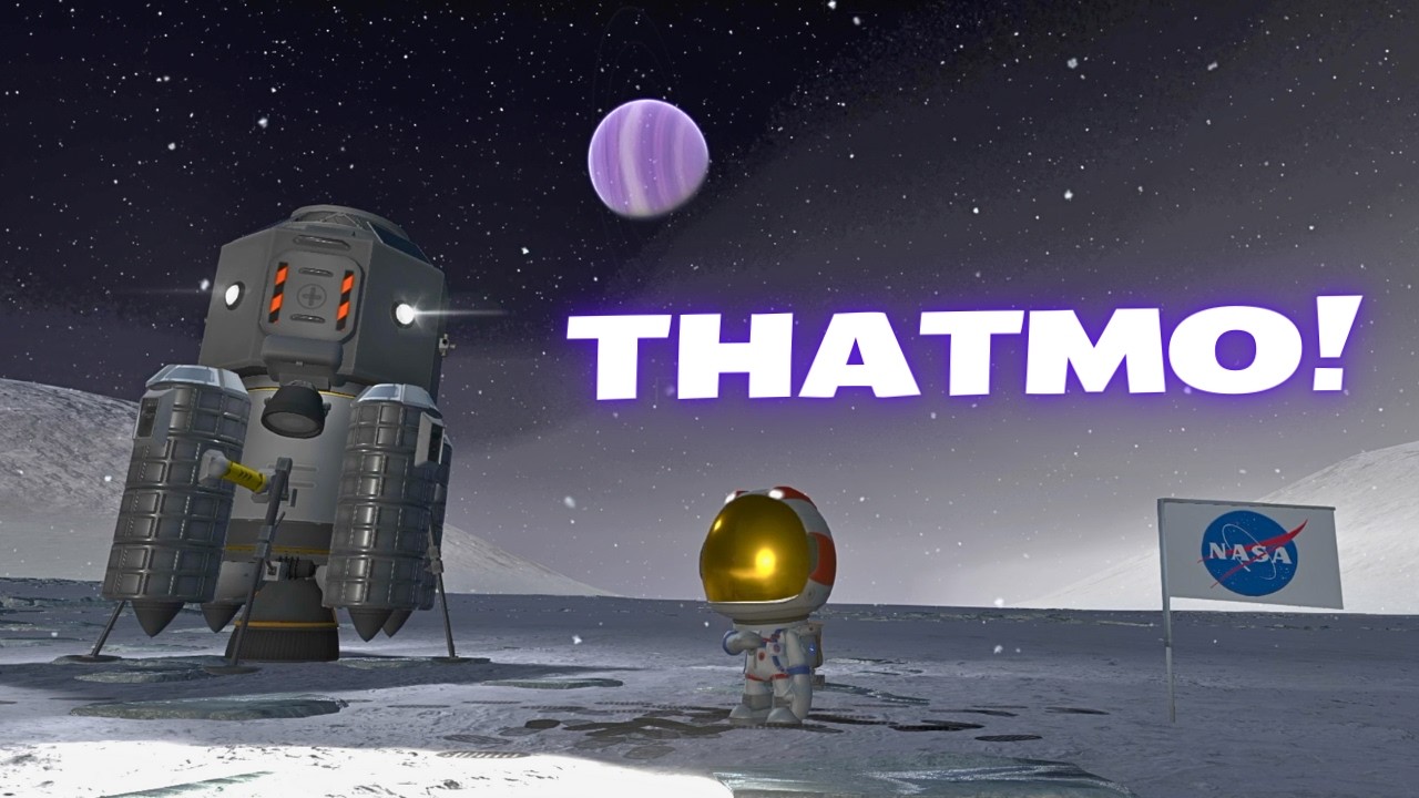 SNOWSTORM on Thatmo: Moon of Neidon/Neptune in Kerbal Space Program - Outer Planets Mod - YouTube