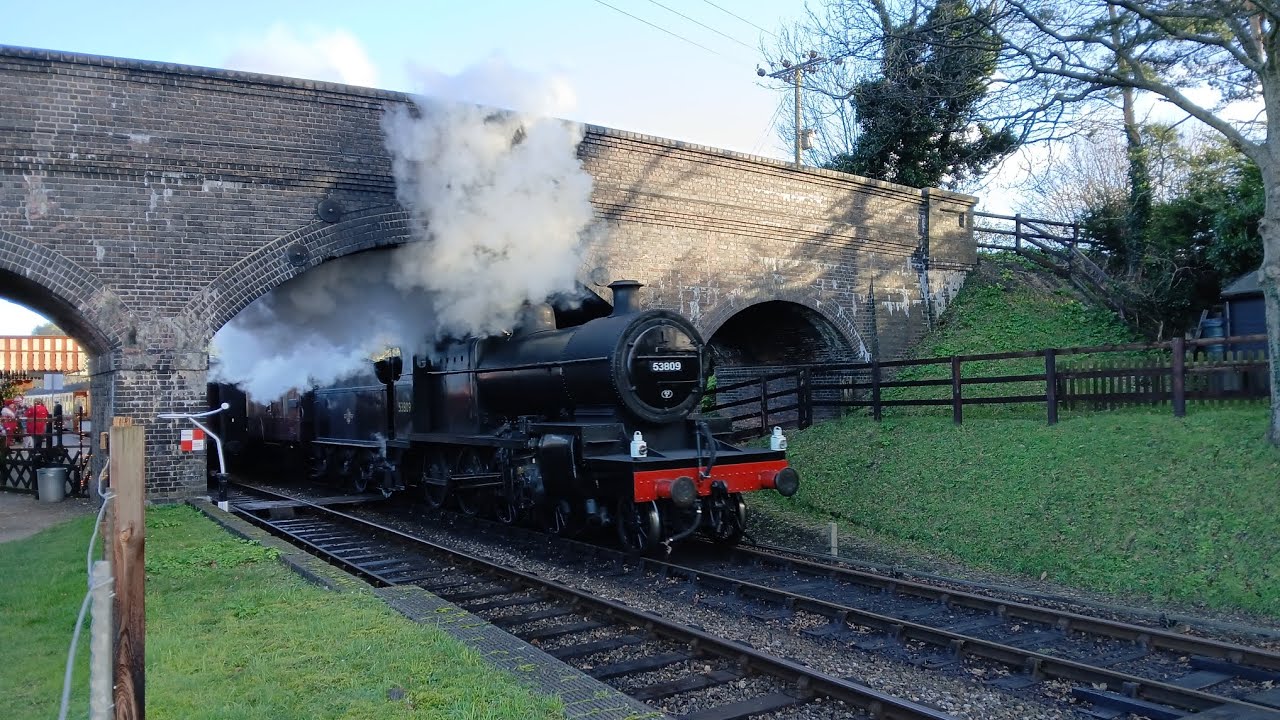 NNR - 7F No.53809 non-stop through Weybourne. - YouTube