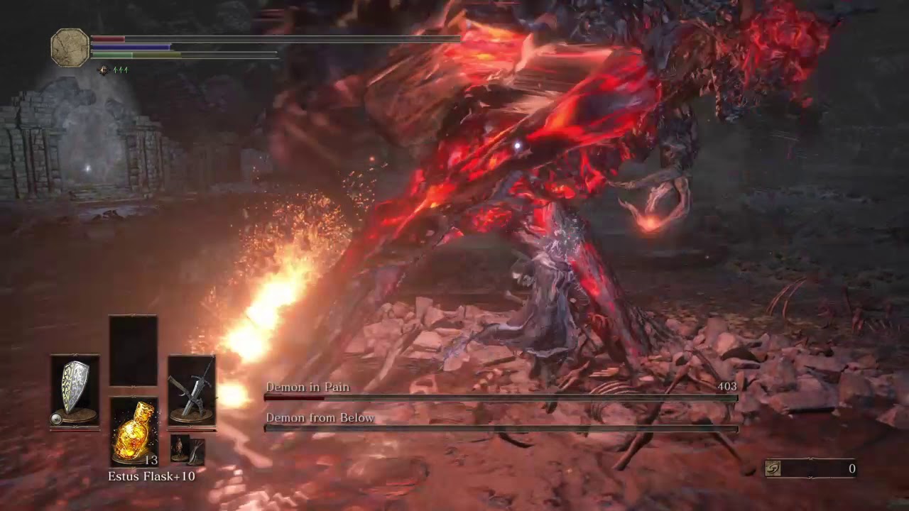 DARK SOULS™ III Demon in Pain, Demon from Below & Demon Prince - YouTube