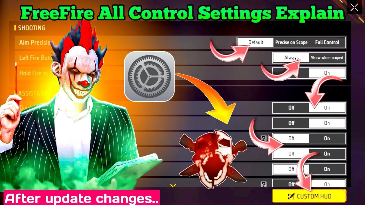 🔥Best free fire control settings💥 - YouTube