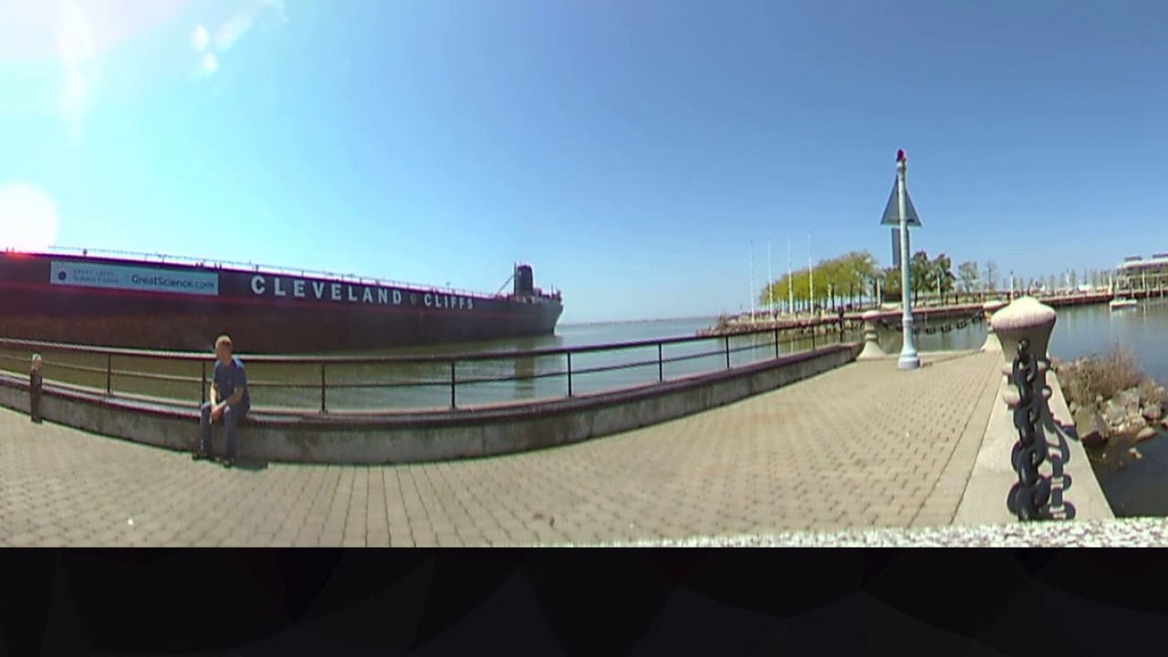 William G. Mather Steam Ship 360 view - YouTube