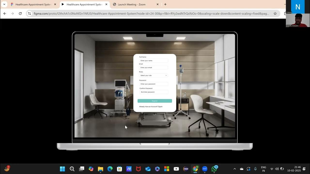 Hospital Appointment System Prototype - YouTube