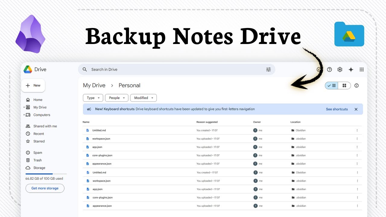 How to sync Obsidian with Google Drive - YouTube